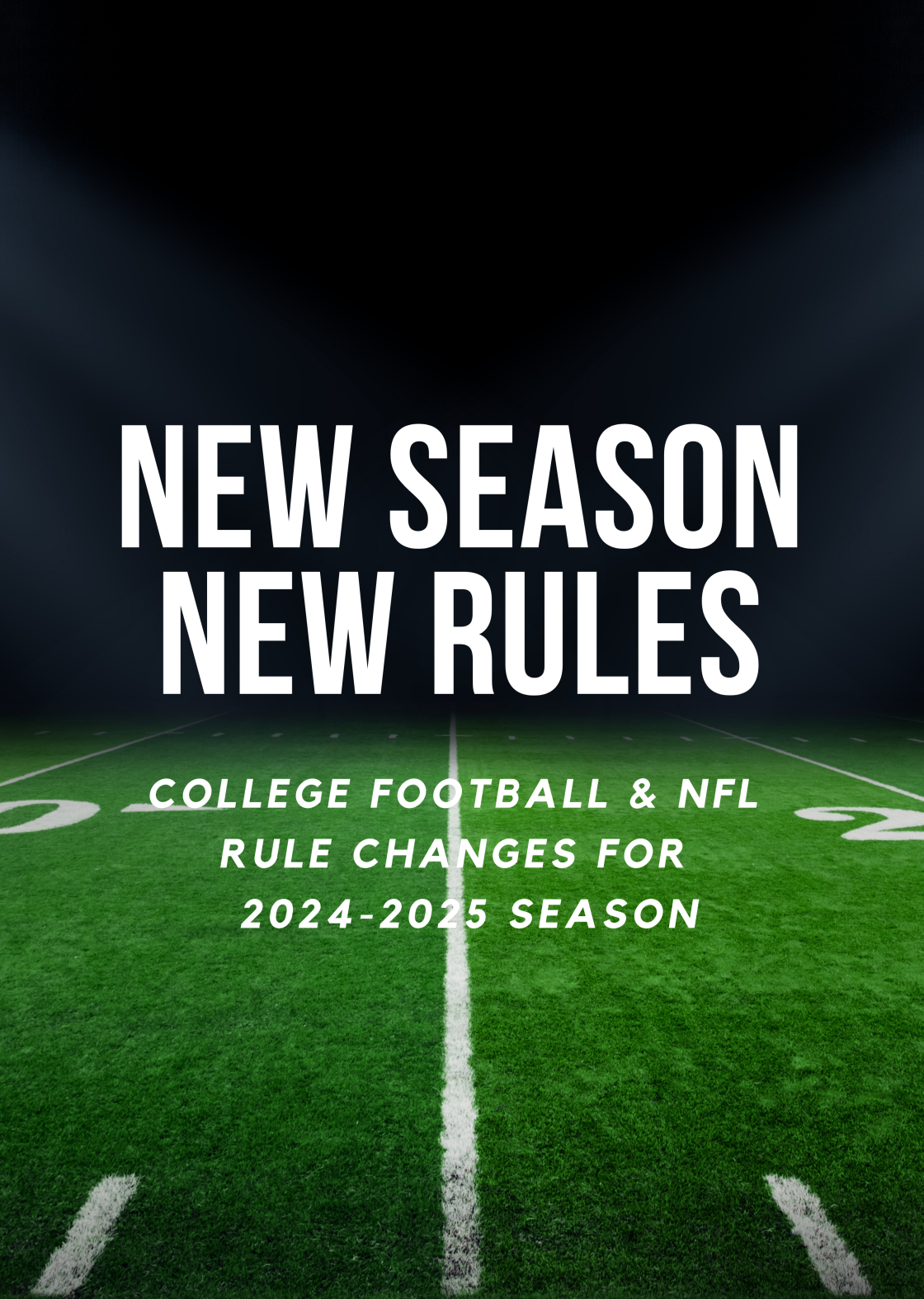 College and pro football enact rule changes – Dragon Media